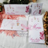 Invitatie Botez cu Animalute Haioase si Baloane Inima